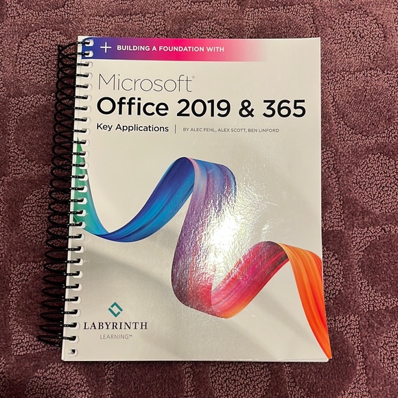 Office | Microsoft Office 219 365 Key Applications Textbook | Poshmark